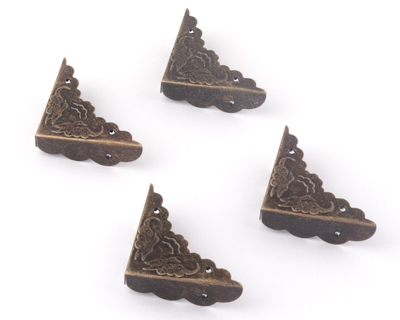 Paper, Party & Kids Craft Supplies & Tools 43mm bronze metal Corner ...