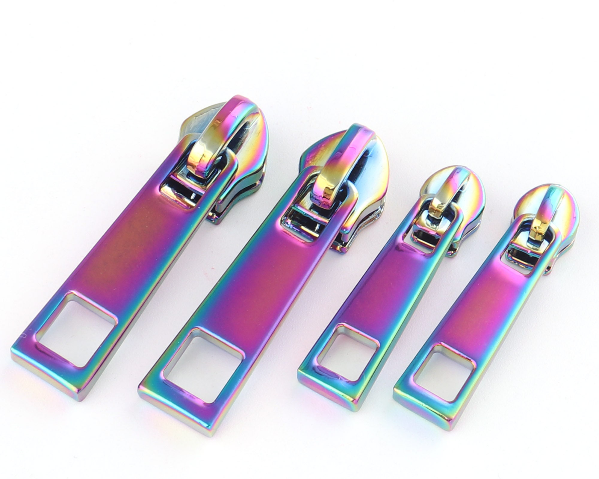 Rainbow 3 /5 Zipper Heads Pullermetal Zipper Pullcanvas - Etsy