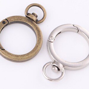25mm Rainbow Spring Round Rings Lanyard Snap Hook Gate O Ring,metal ...