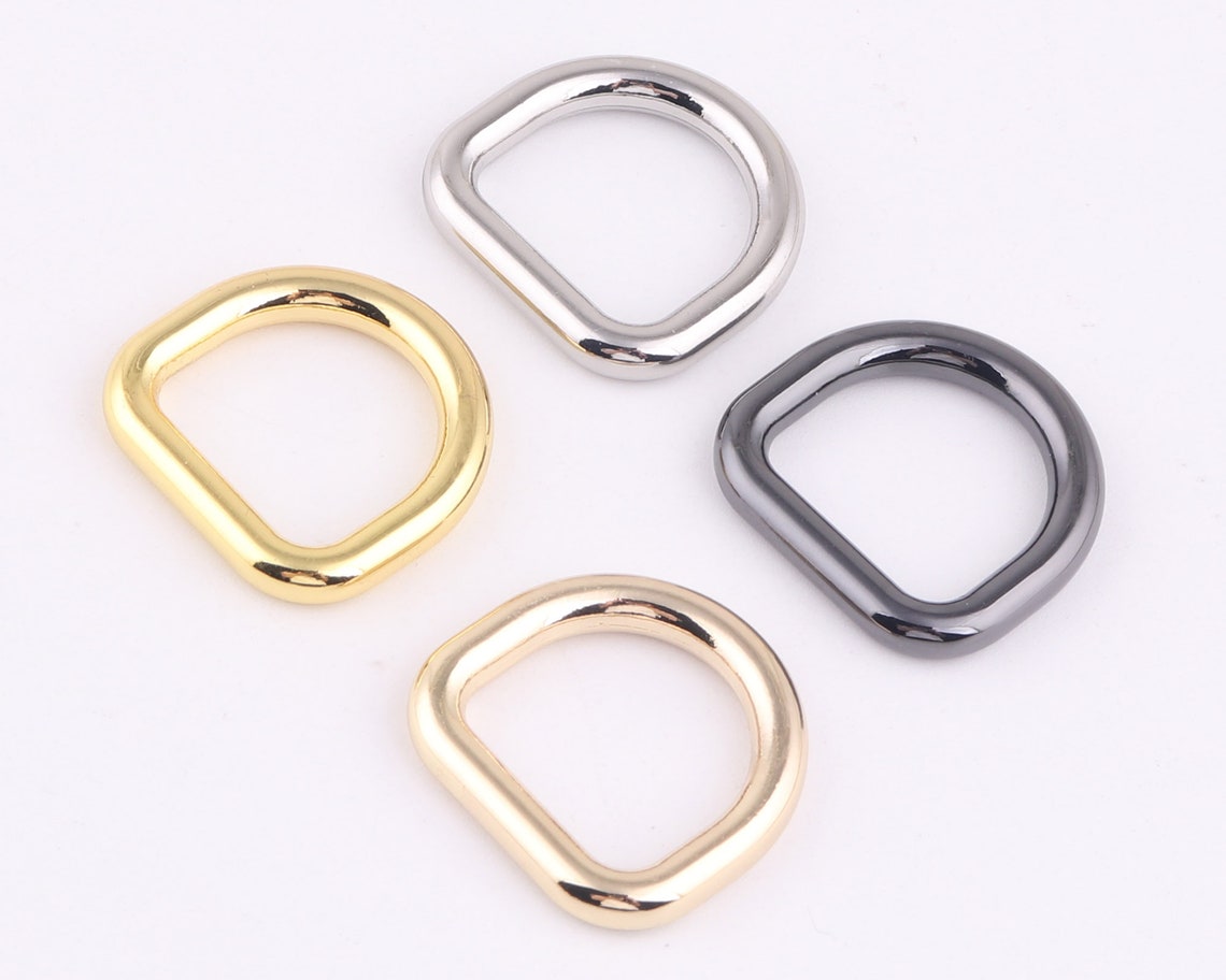 16mm5/8 Silver D Rings Slide Adjustable Bucklesmetal - Etsy
