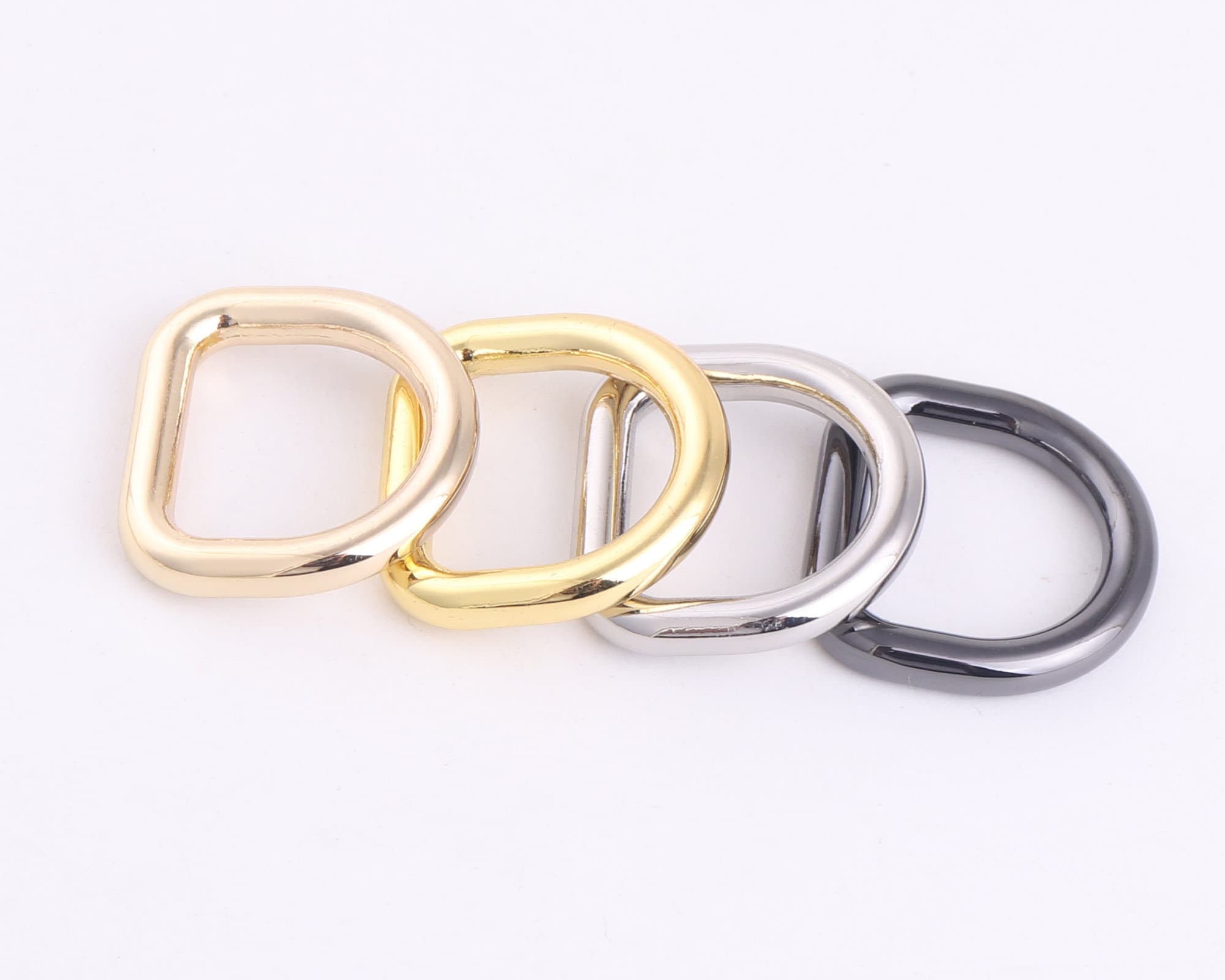 16mm5/8 silver D Rings slide adjustable bucklesMetal | Etsy