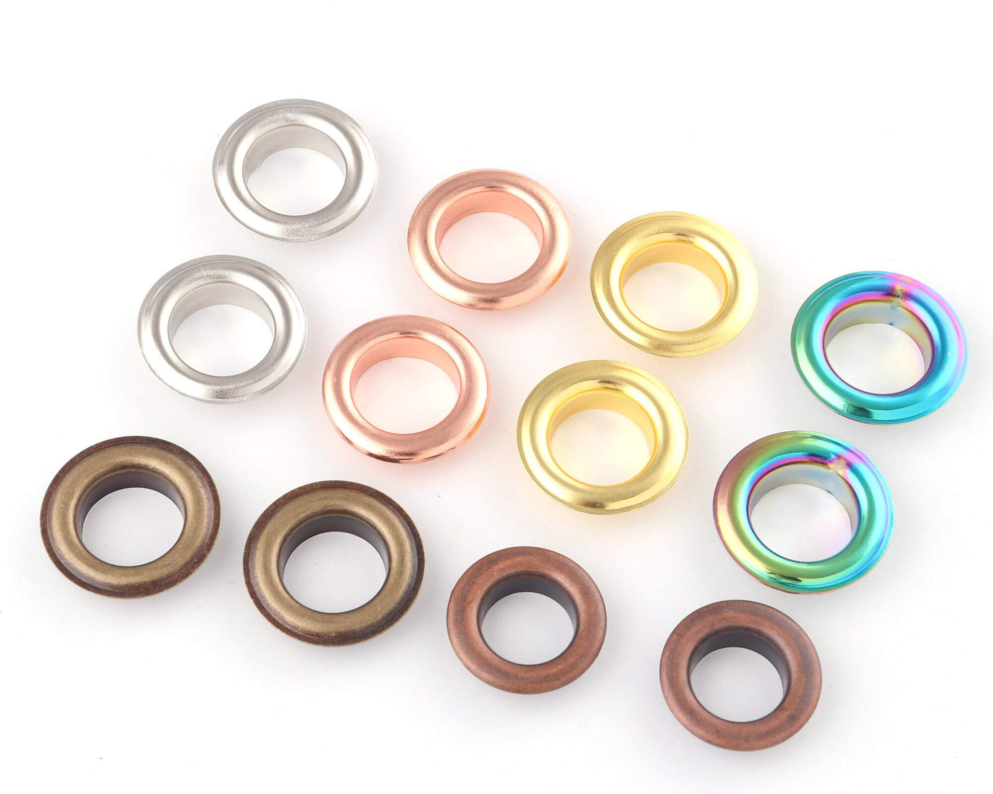 13mm Rainbow Eyelets Grommets With Washers Metal Grommets - Etsy