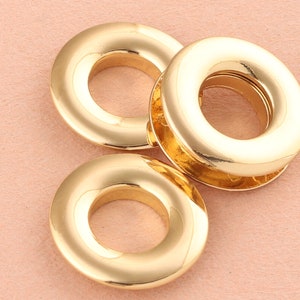11mm Gold Eyelets Grommets With Washers Metal Grommets Rivets Metal ...
