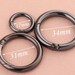 Round Ring Gate Gunmetal Spring Snap Hook Gate O Ringmetal - Etsy