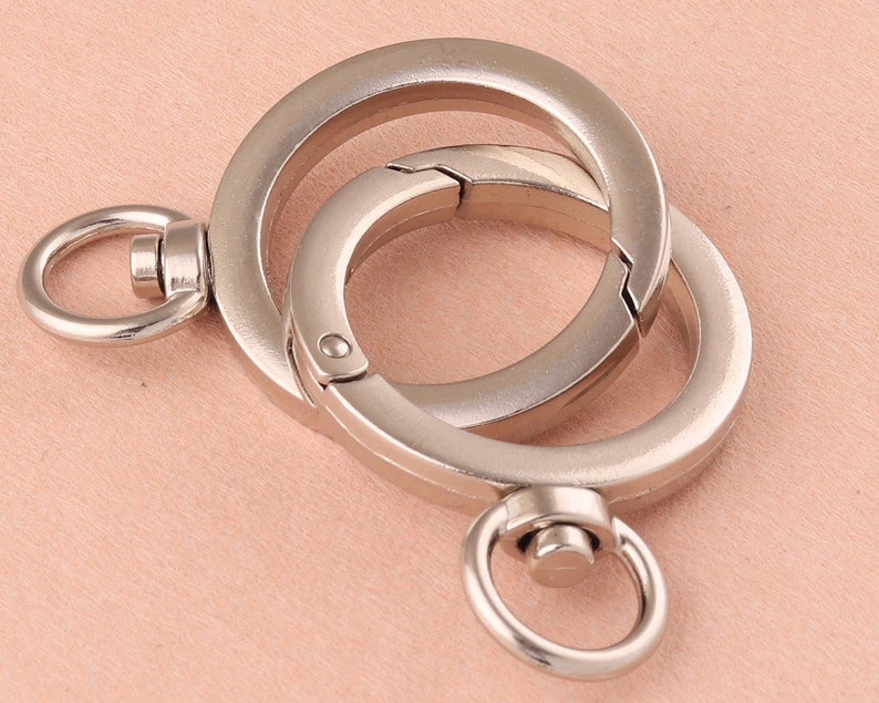 25mm Round Spring Ring Gate Silver Spring Snap Hook Gate O - Etsy