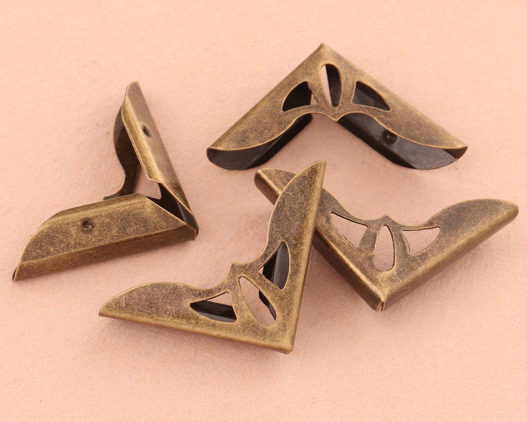 30mm Bronze Metal Corner Protection Corners Vintage Box Corner - Etsy