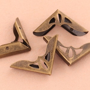 30mm Bronze Metal Corner Protection Corners Vintage Box Corner - Etsy
