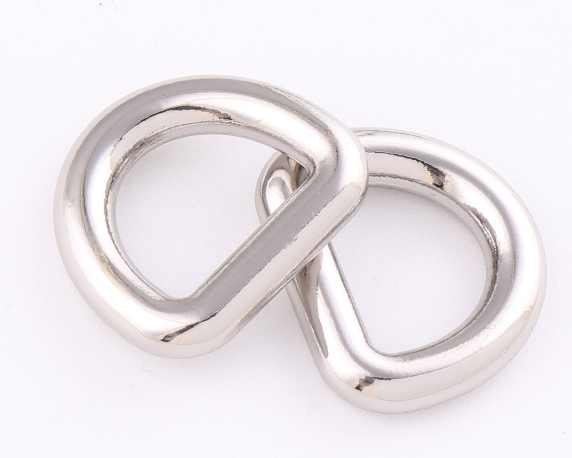 16mm Silver D Ring Slide Adjustable Buckles Loopmetal D Rings - Etsy