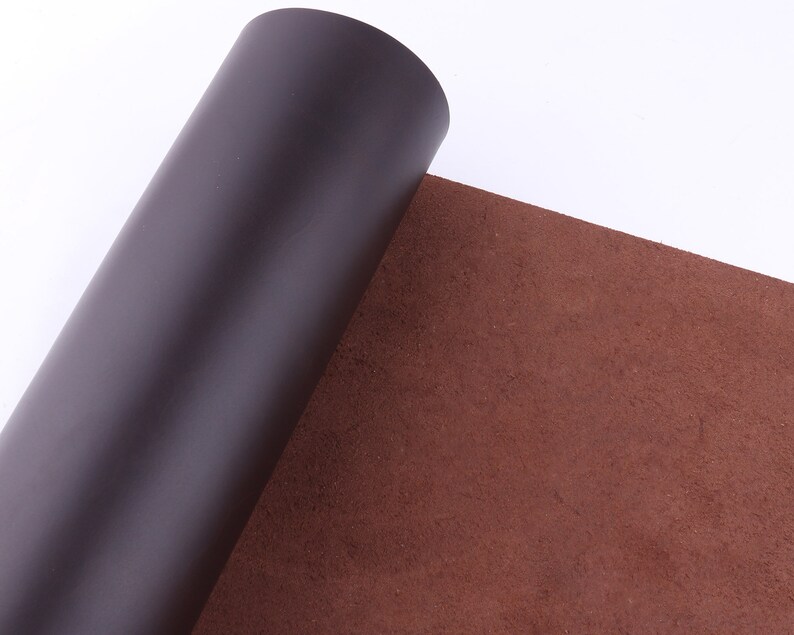 Raw Natural Leather Piecesmatte Black Leather Hide - Etsy