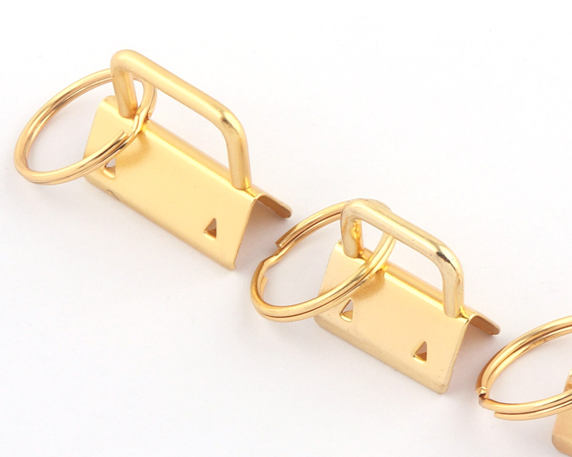 20-32mm Gold Key Fob Hardware With Key Rings Sets Metal | Etsy