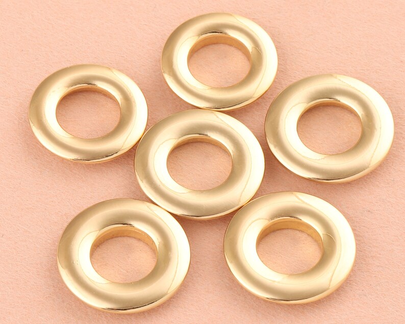 11mm Gold Eyelets Grommets With Washers Metal Grommets Rivets - Etsy
