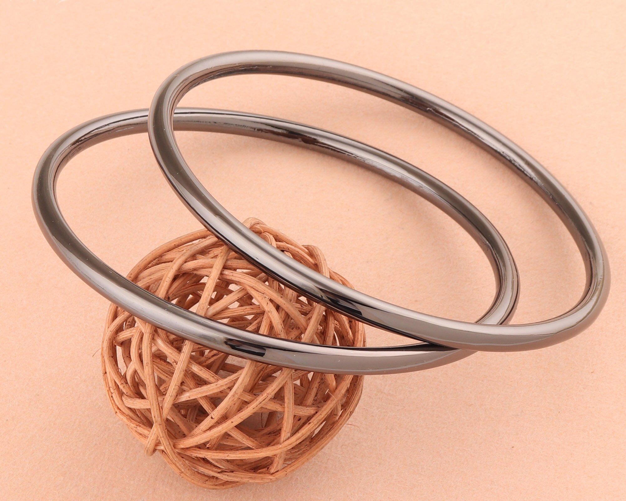 90mm Metal O Rings Welded Metal Loops silver Round Formed | Etsy