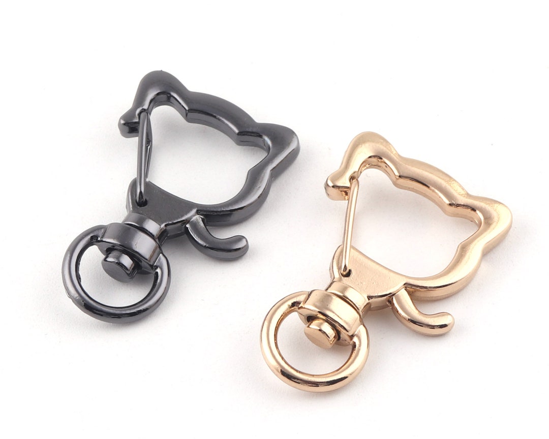 9mm Cat Swivel Clasp Claw,gunmetal Swivel Snap Hook,lobster Clasp ...