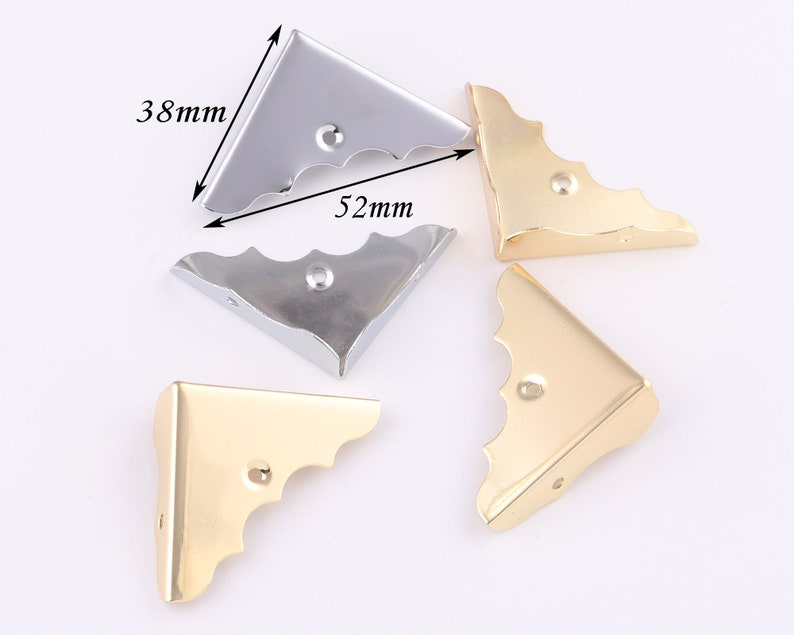 38mm Silver Metal Corner Protection Corners Vintage Box Corner - Etsy