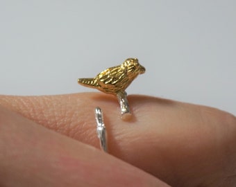 Handmade bird Ring of Sterling Silver. You Will - Etsy