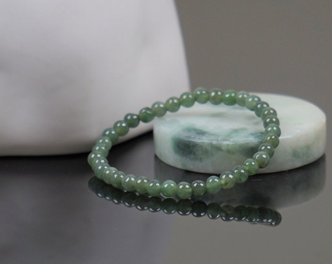 Jade Beads Bracelet - Etsy