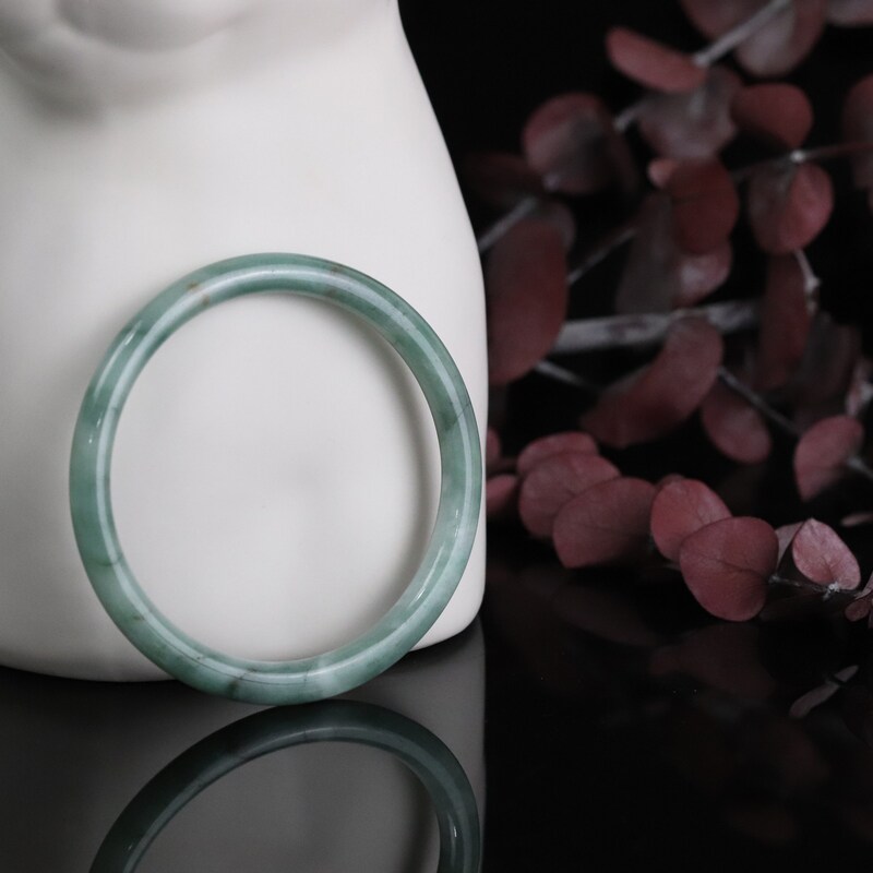 Jade Bangle - Etsy