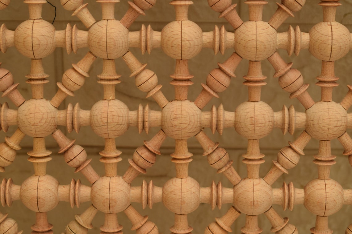 CUSTOM MADE Moroccan Wood Mashrabiya Screen: Egyptian Latticework Panel ...