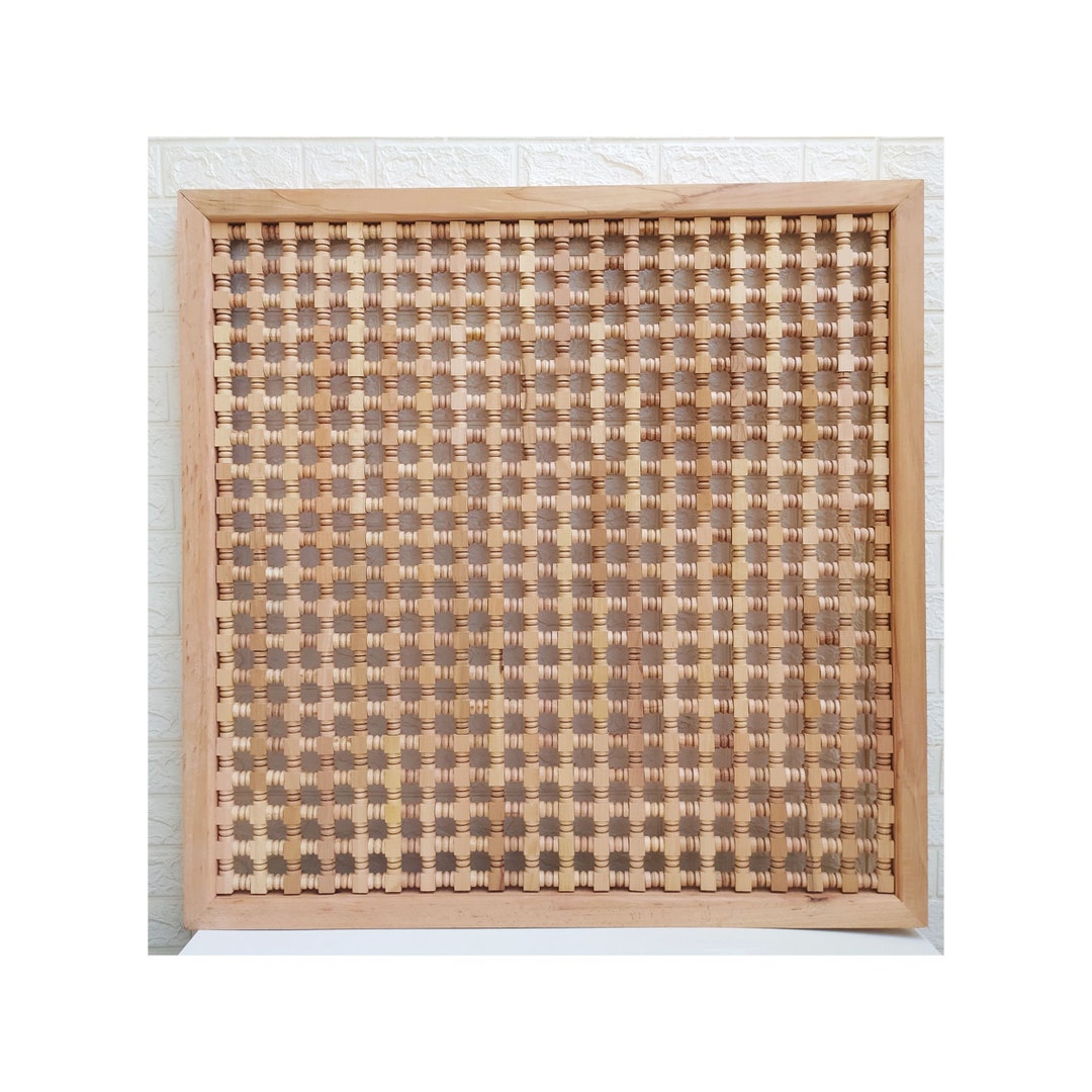 1 Meter Square Carved Wood Latticework Screen Mashrabeya Mashrabiya ...