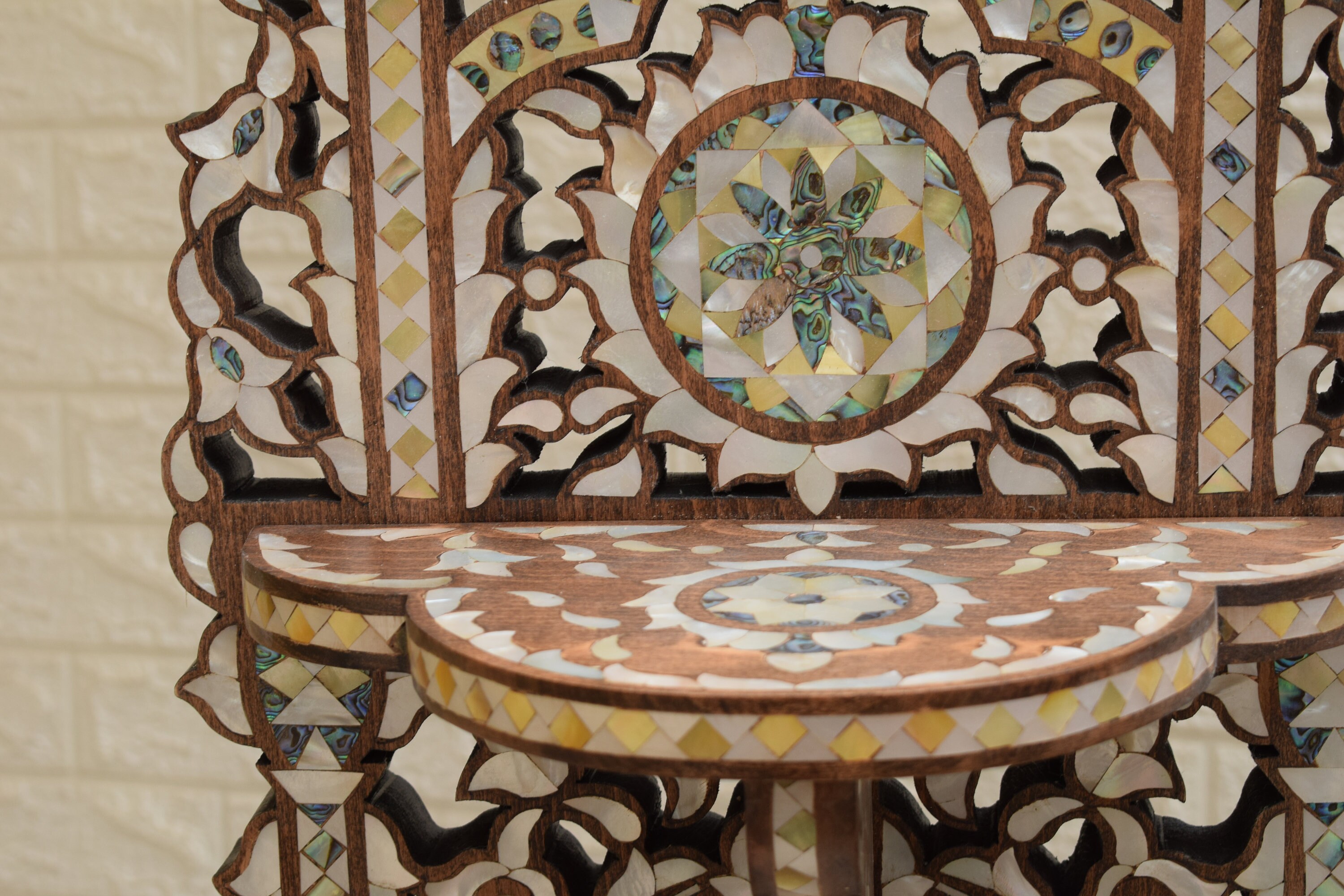 Rare Luxury Handmade Syrian Wall Shelf 31 14 - Etsy