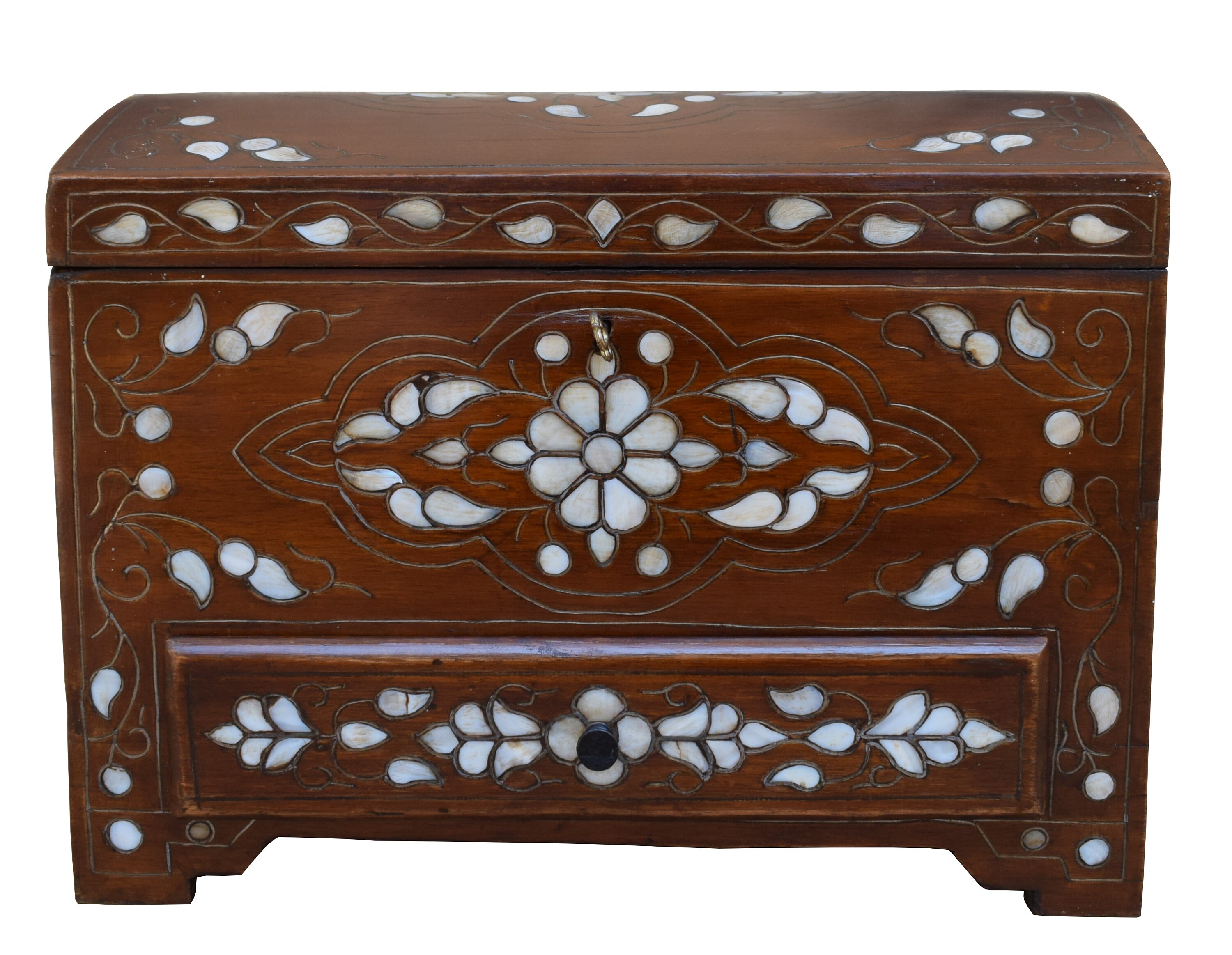 Antique Syrian Wood Jewelry Box Morocco Middle Eastern Chest - Etsy