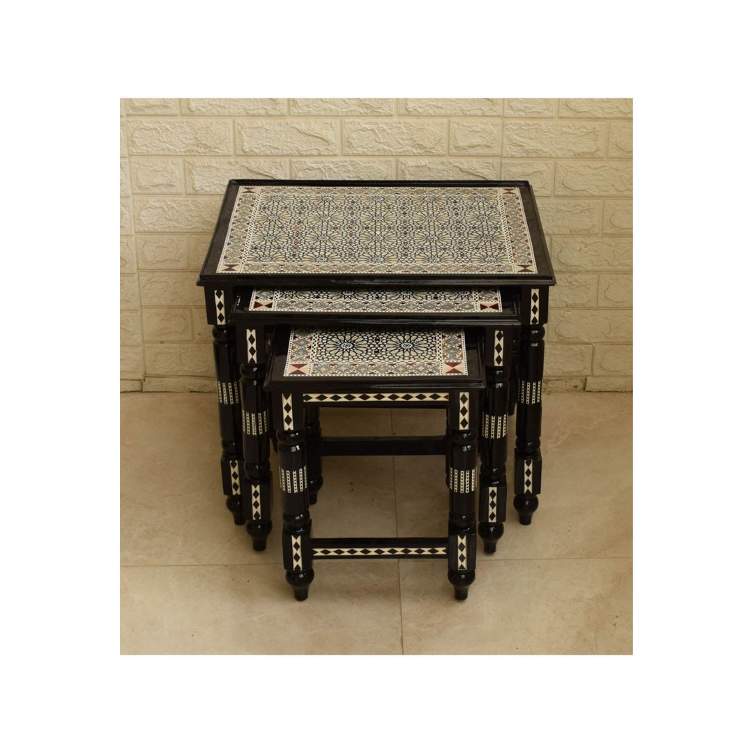 Moroccan nest of tables store