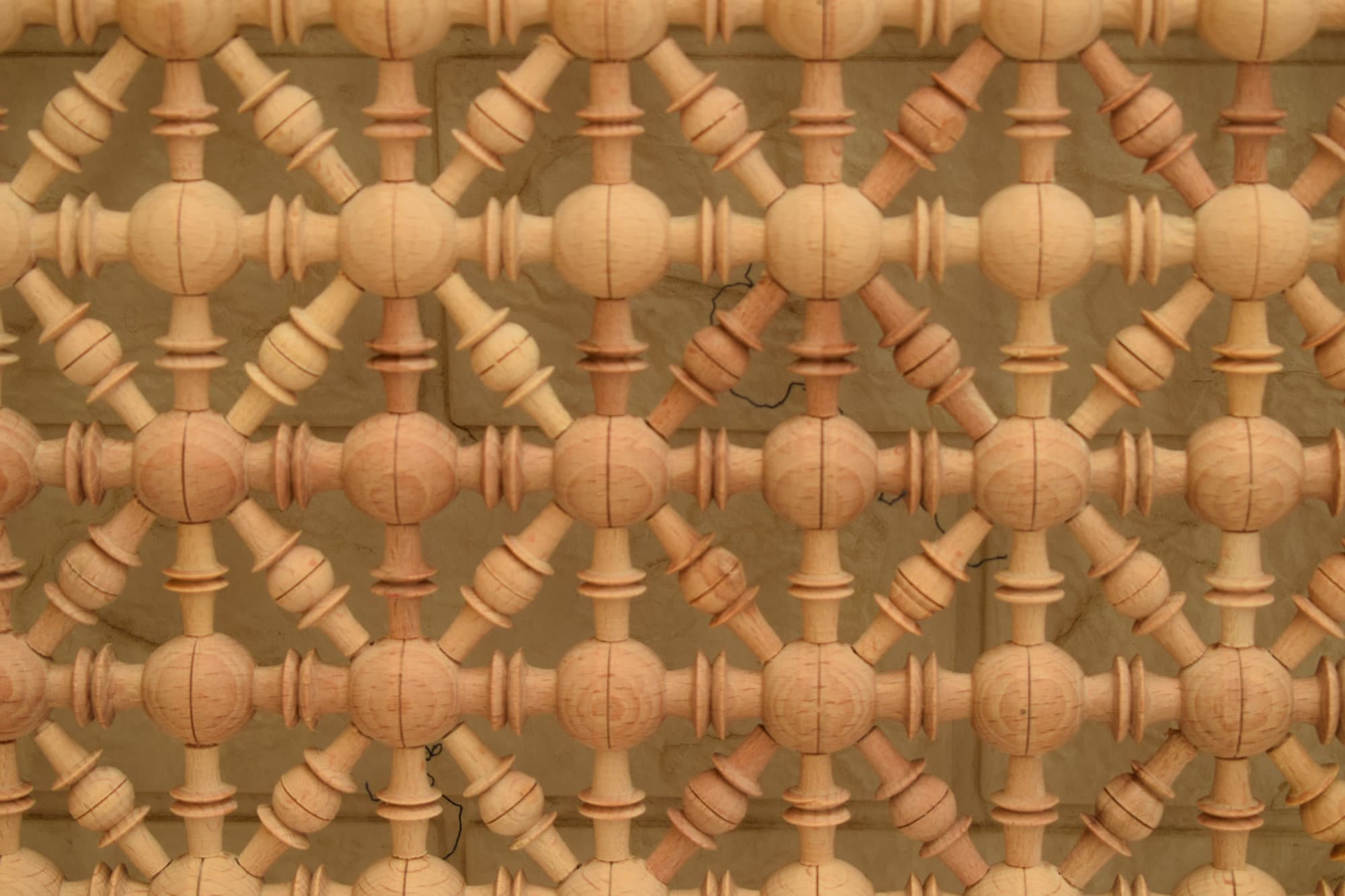 CUSTOM MADE Moroccan Wood Mashrabiya Screen: Egyptian Latticework Panel ...