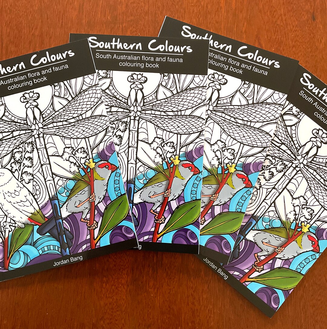 Southern Colours: South Australian Flora and Fauna Colouring Book - Etsy