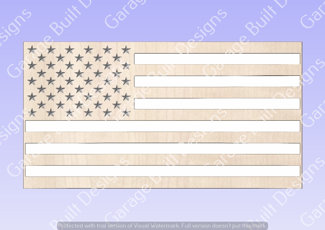 Flag SVG DXF - Etsy