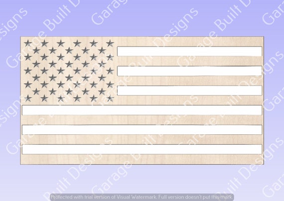 Flag SVG DXF | Etsy