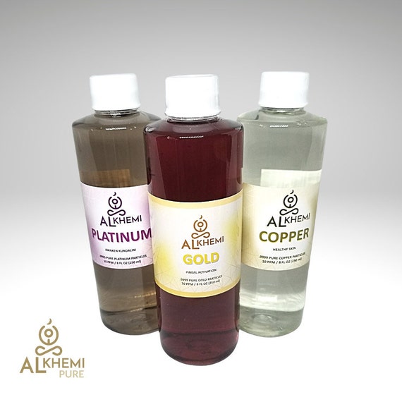 Pure Gold Copper Platinum HIGH POTENCY Bundle | Etsy