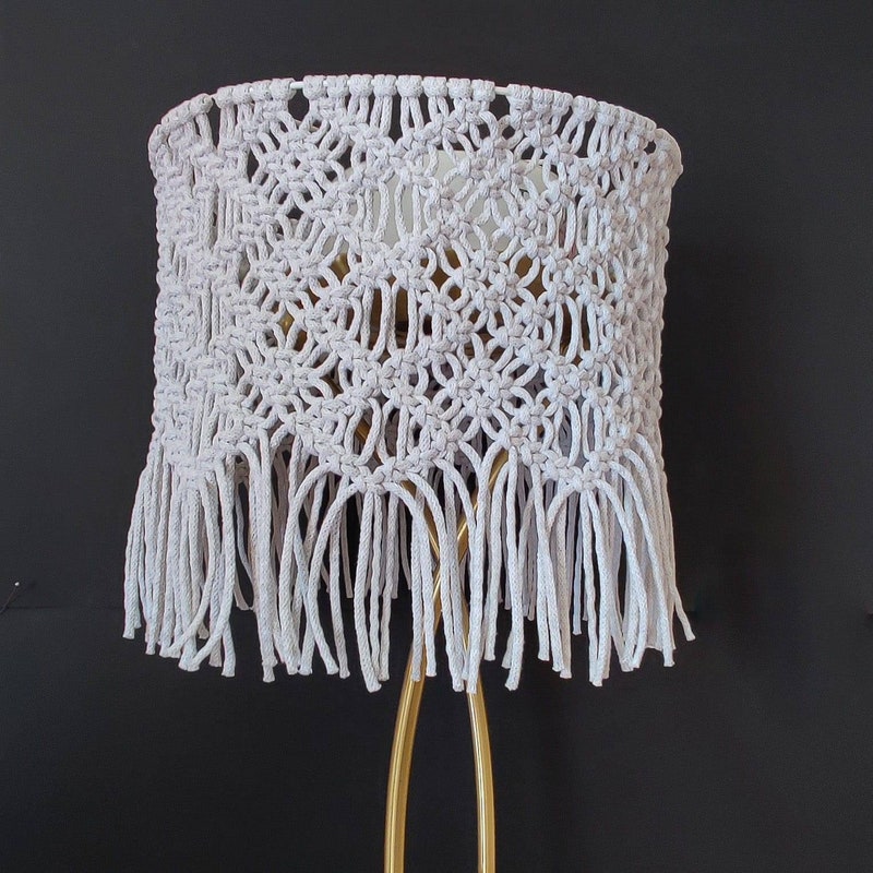 Macrame Lampshade - Etsy