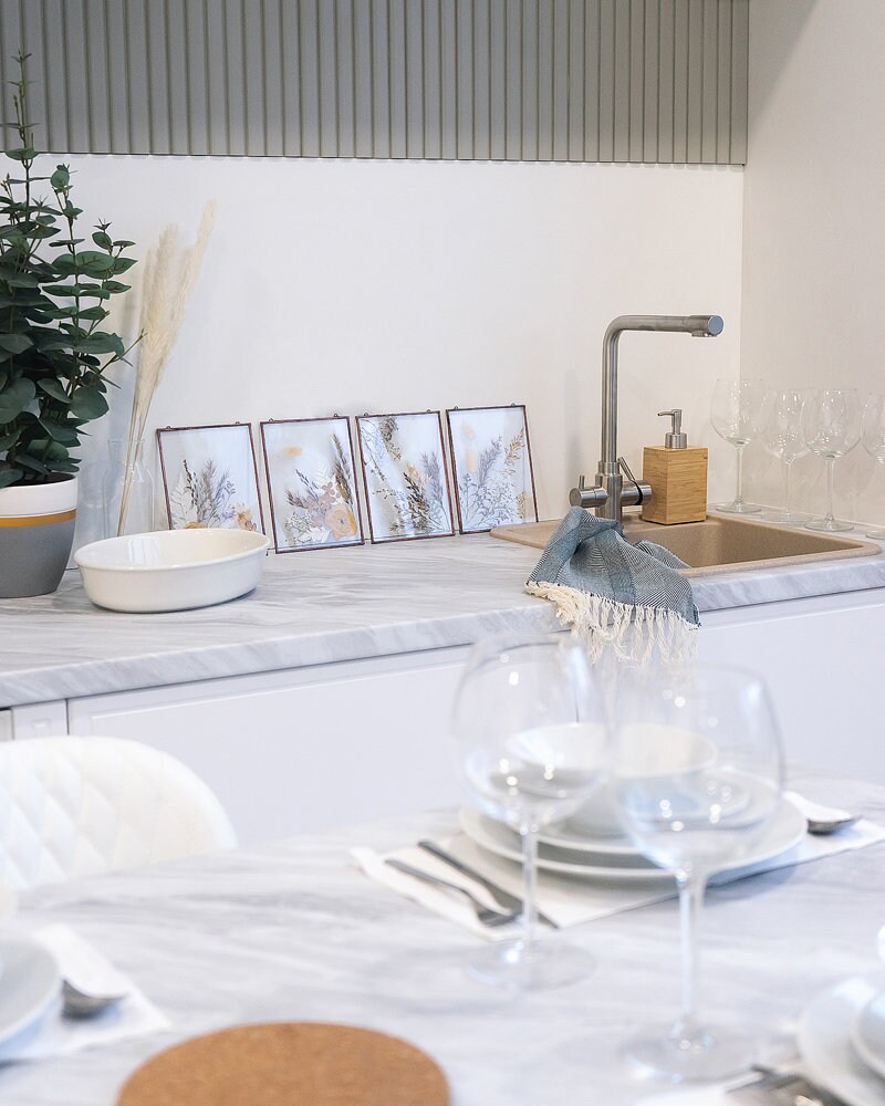 Herbarium Set of 4 Pressed Flower Frame Botanical Art Collage | Etsy UK