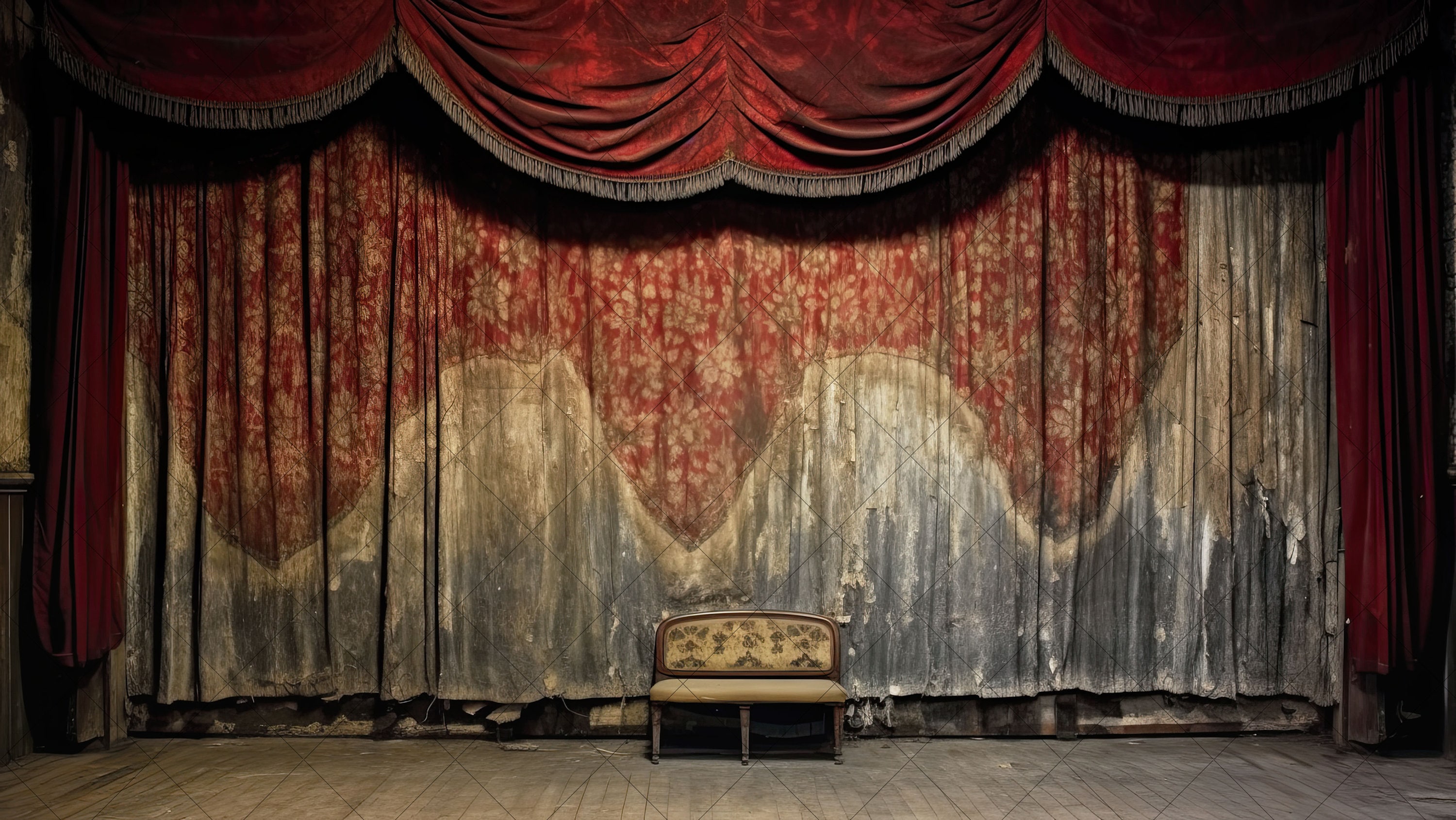 Victorian Theatre Stage Digital Backdrop: High Resolution (16" X 9") - Etsy