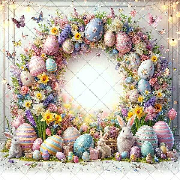 Easter Backdrop - Etsy