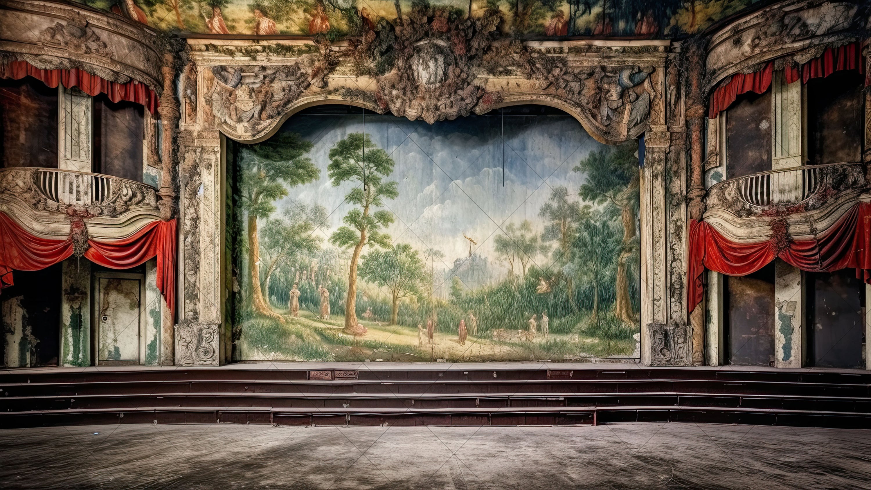 Planos De Teatro Victoriano