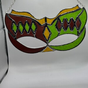 Stained Glass Mardi Gras Mask - Etsy