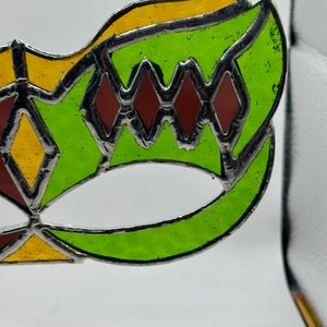 Stained Glass Mardi Gras Mask - Etsy
