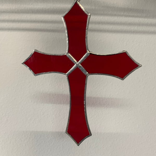 Stained Glass Cross - Etsy