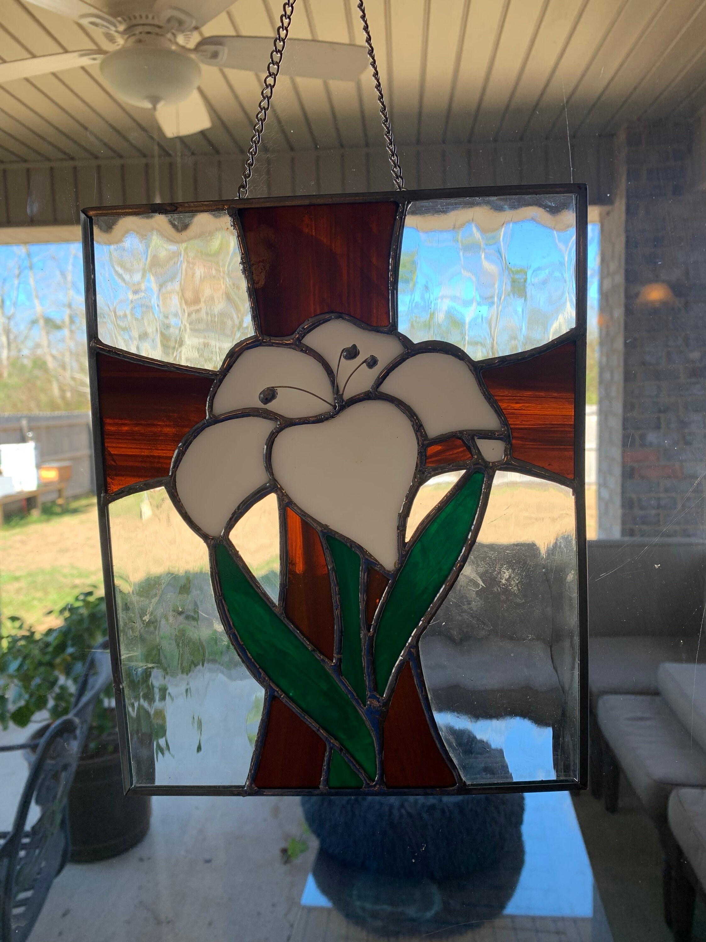 Easter Lily Stained Glass