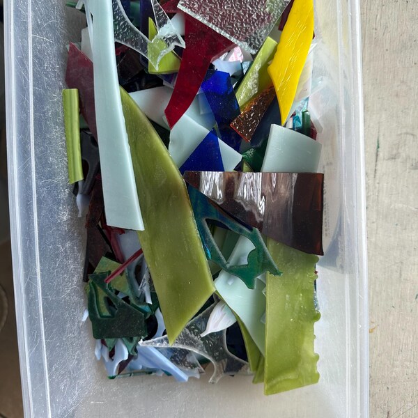Stained Glass Scraps - Etsy