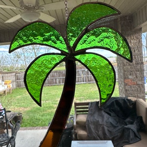 Stained Glass Palm Tree - Etsy
