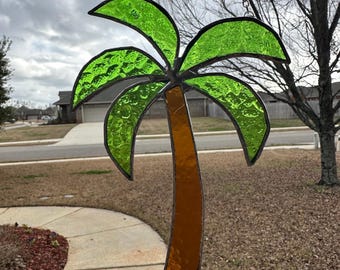 Stained Glass Palm Tree. - Etsy