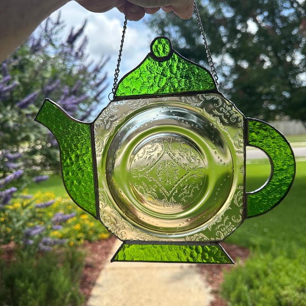Stained Glass Teapot - Etsy