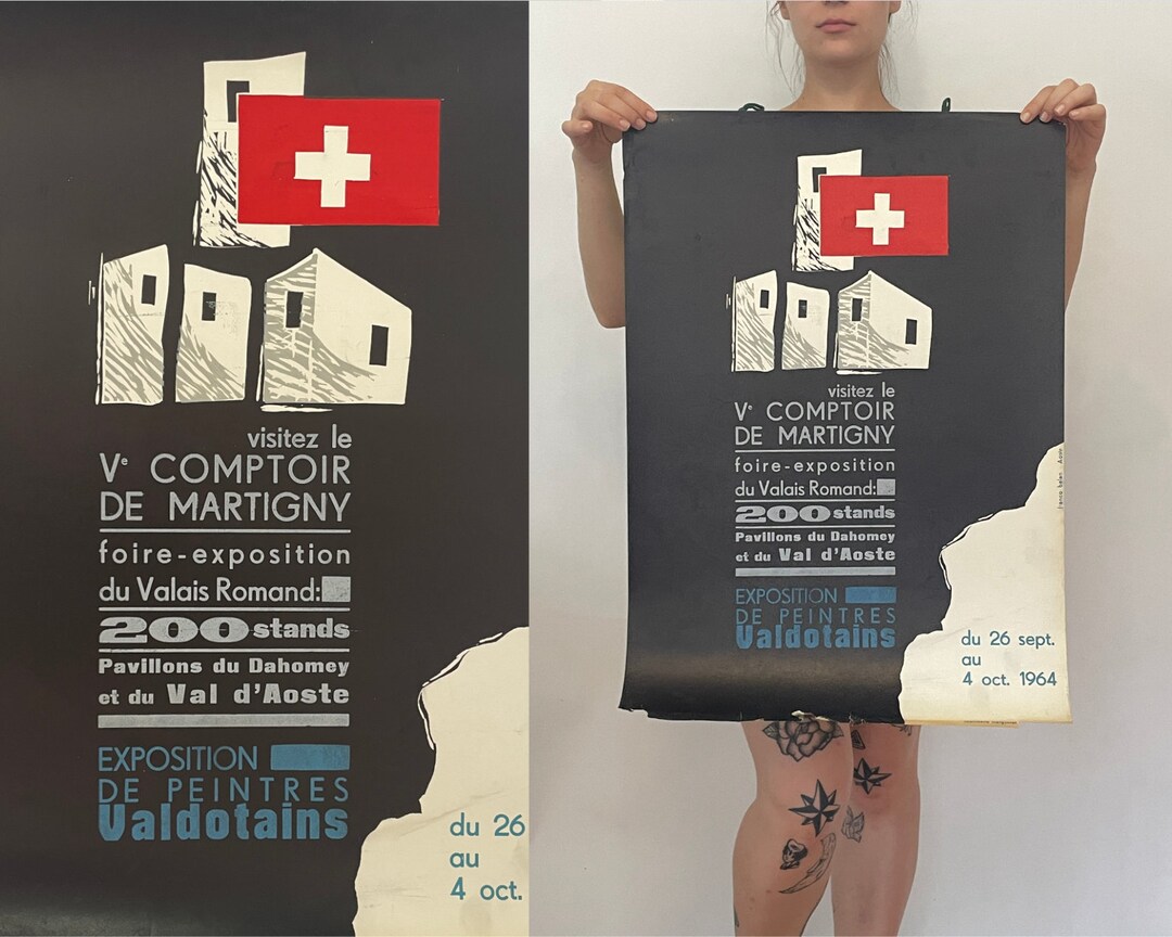 Original Vintage 1964 Poster Very Rare Original Poster Franco Balan ...