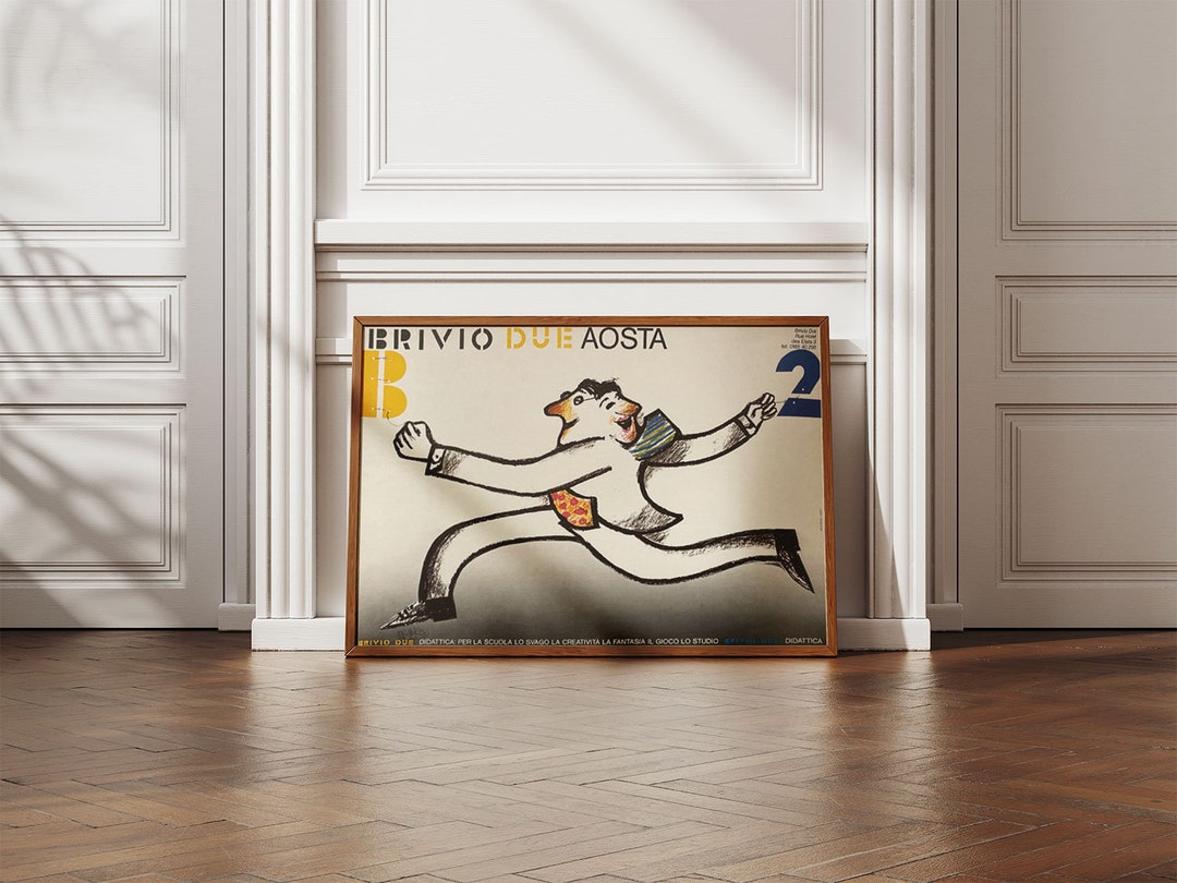 Original Vintage 1980 Poster - Rare - Franco Balan - Italian Poster ...