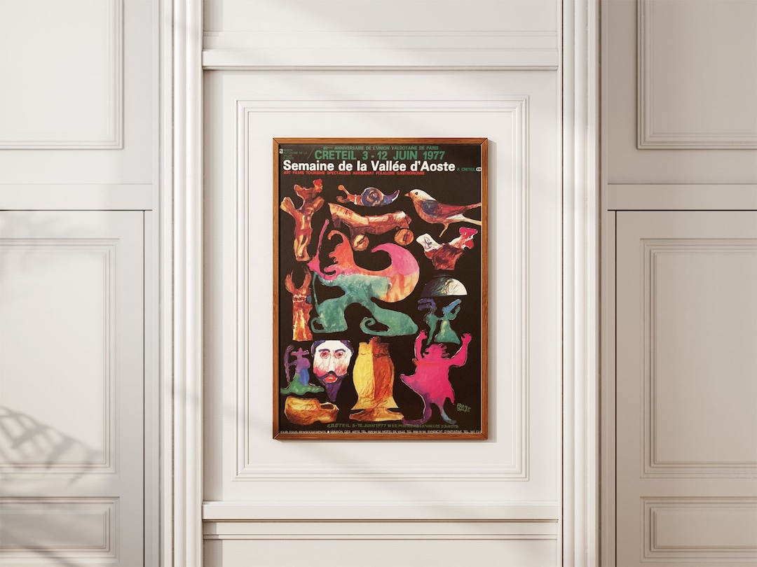 Original Vintage 1977 Poster - Very Rare - Franco Balan - French Poster ...