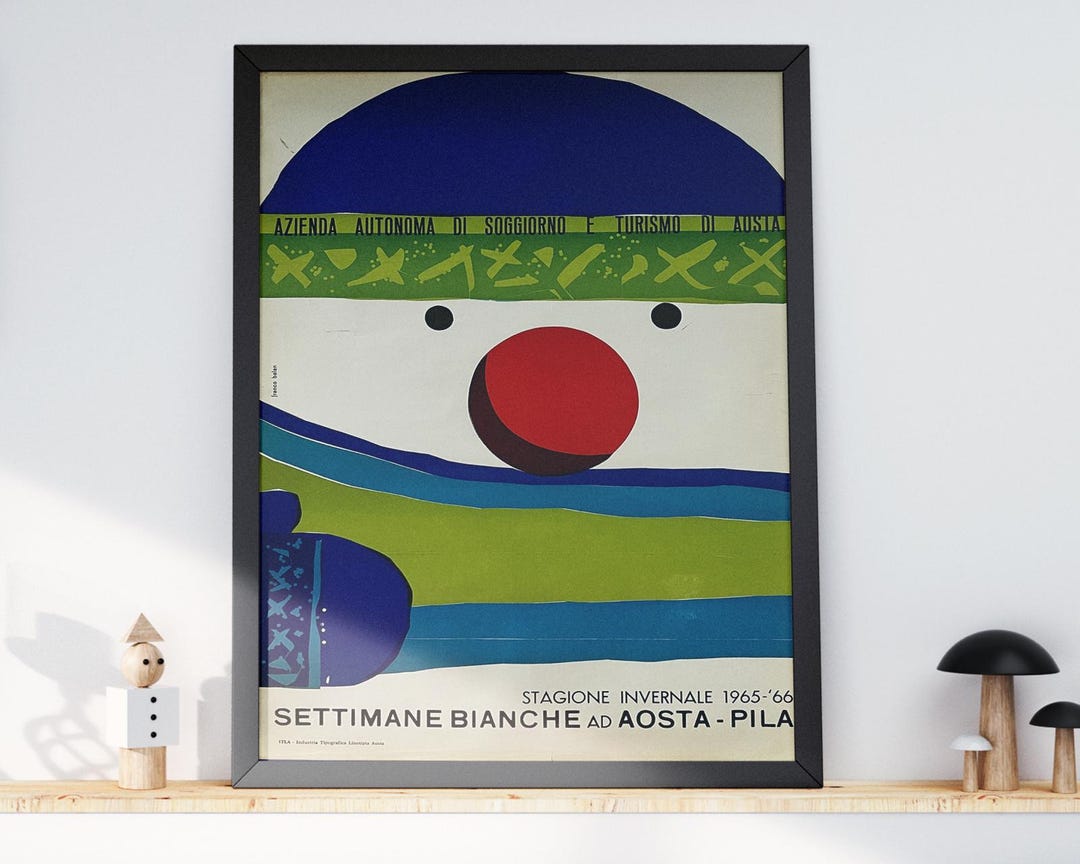 1965 Poster - Original Vintage Poster - Franco Balan - Vintage Graphic ...