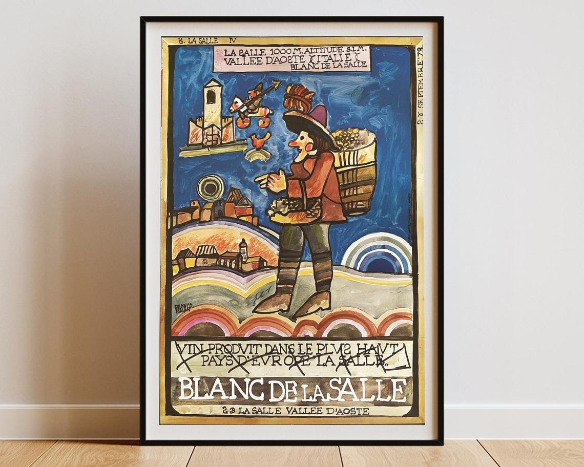 1973 Poster - Original Vintage Poster - Franco Balan - Vintage Graphic ...