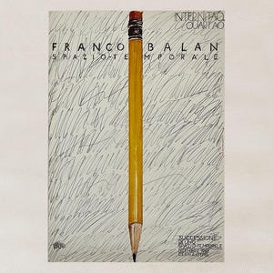 Franco Balan Spazio Temporale 1981 Poster – Italian Art Exhibition ...
